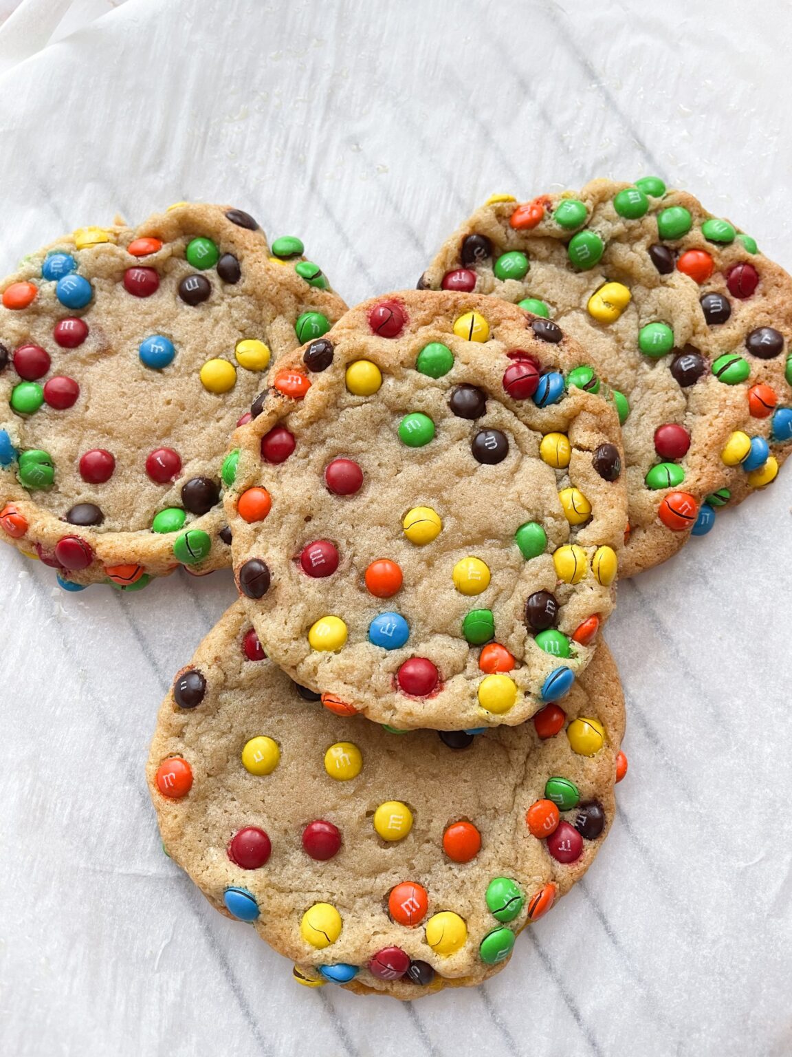 M&M Cookies – Great American Cookie Co. Copycat! - Maegan Kay Bakes